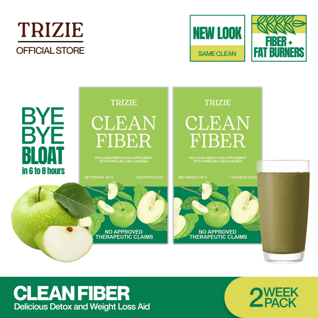 TRIZIE Clean Fiber Box of 2 [Fiber Drink - Weight Loss & Detox ...