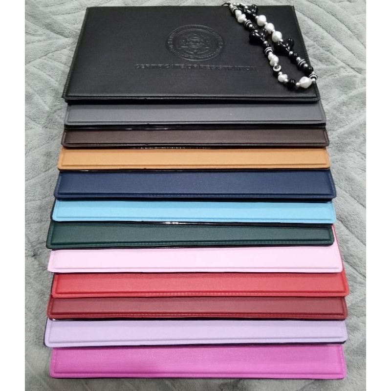 A4 size holder for NEW ORCR ( Embossed Gordon Material) | Shopee ...
