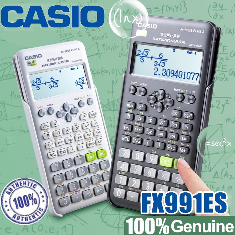 【Original】 Students Scientific Calculator FX-991ES Plus Solar Portable ...