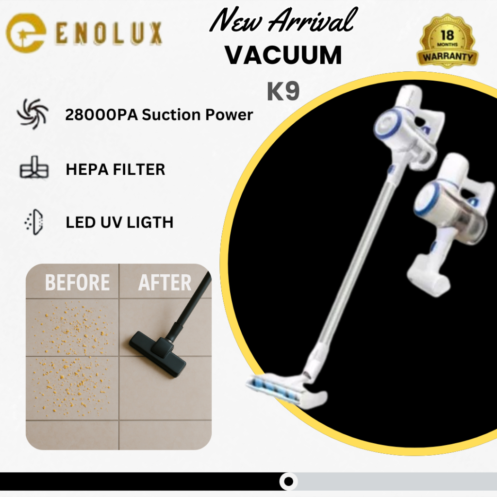 ENOLUX Vacuum K9 Cordless Cleaner Wireless Vacuum Cleaner For Home ...