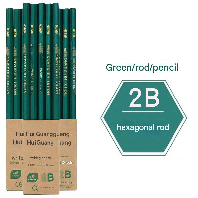 10pcs HB/2B pencils for sketching exams, drawing, wooden pencils for ...