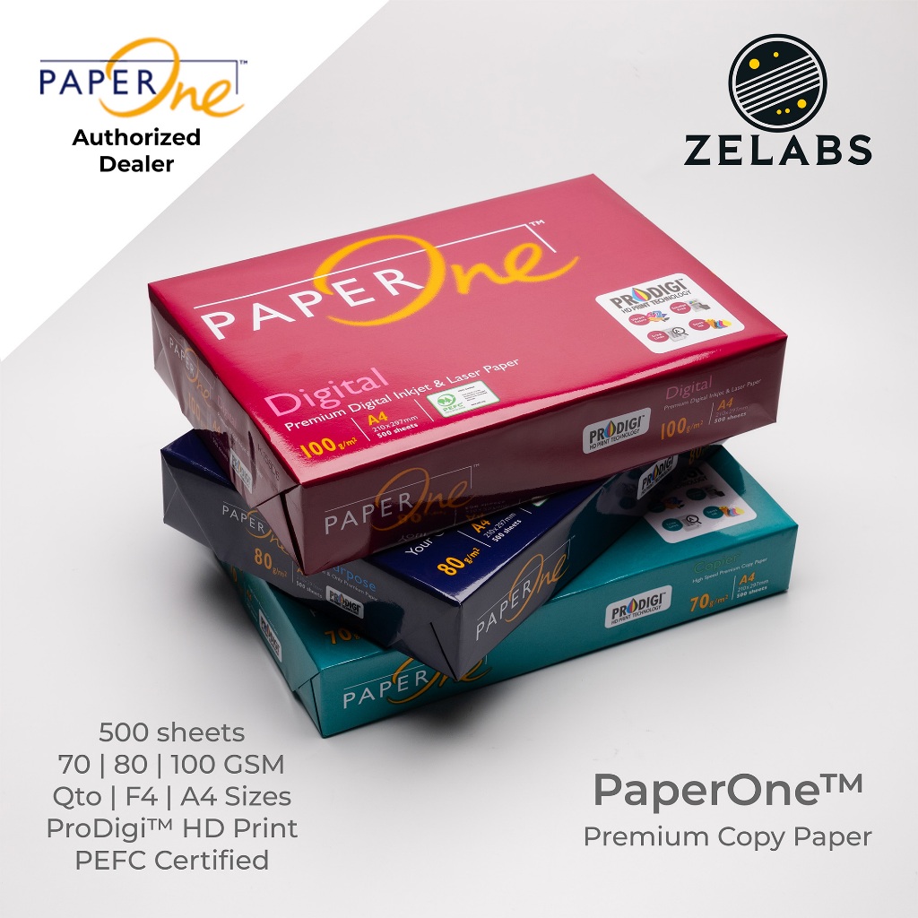 PaperOne Office Paper Copy Paper Copier / All Purpose - Short | F4 | A4 ...