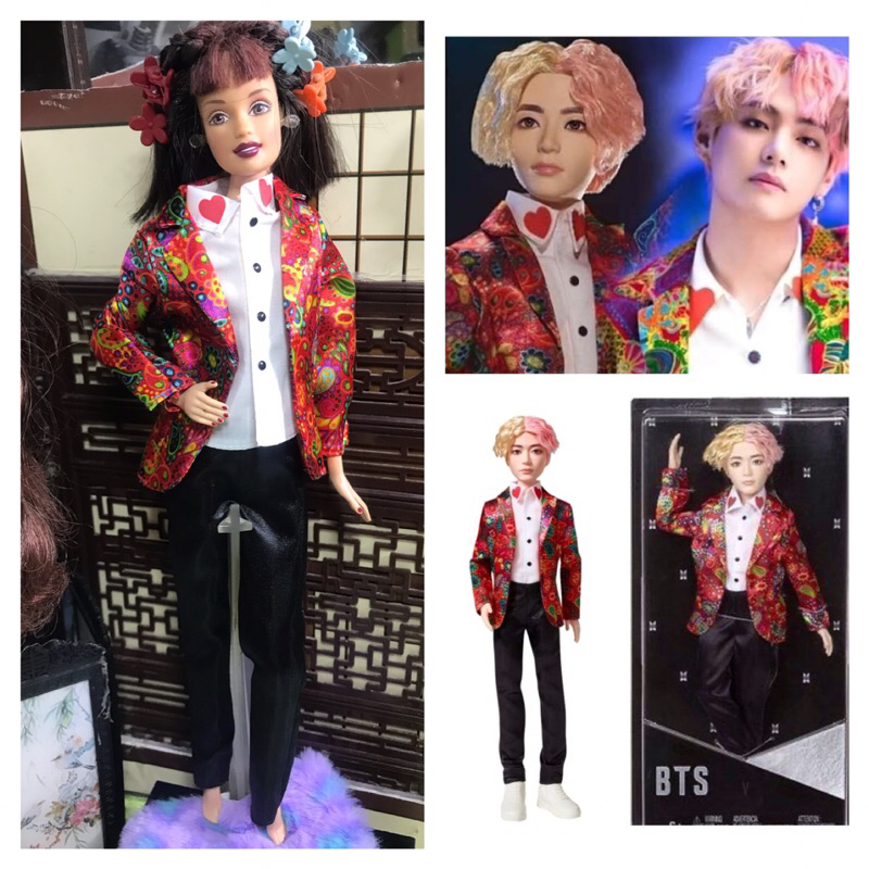 2019 CELEBRITY KEN DOLL OUTFIT-IDOL BTS V doll(FASHIONS ONLY) | Shopee ...