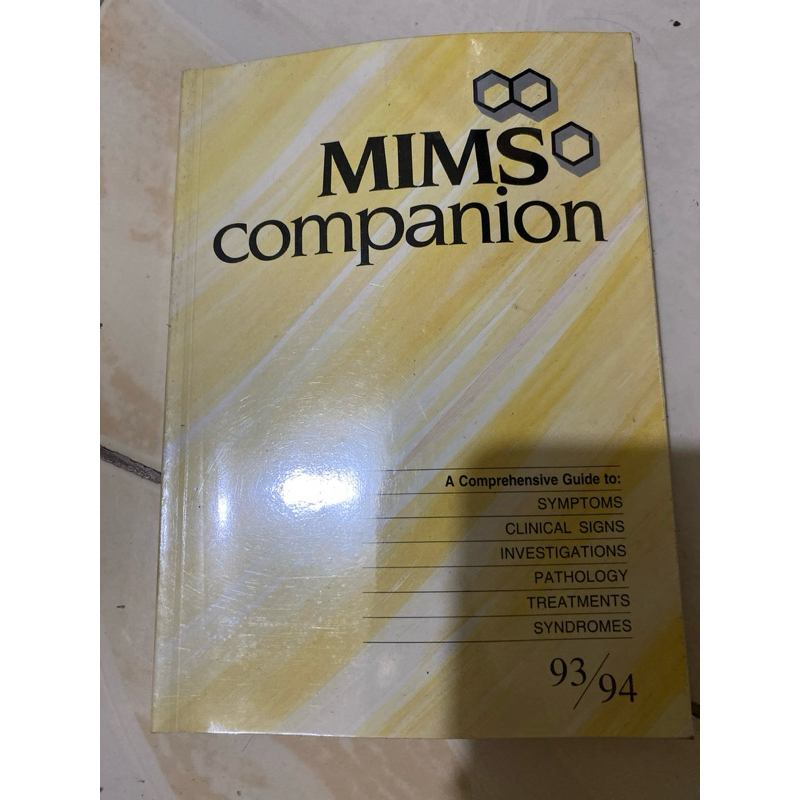 MIMS Companion A Comprehensive Guide | Shopee Philippines