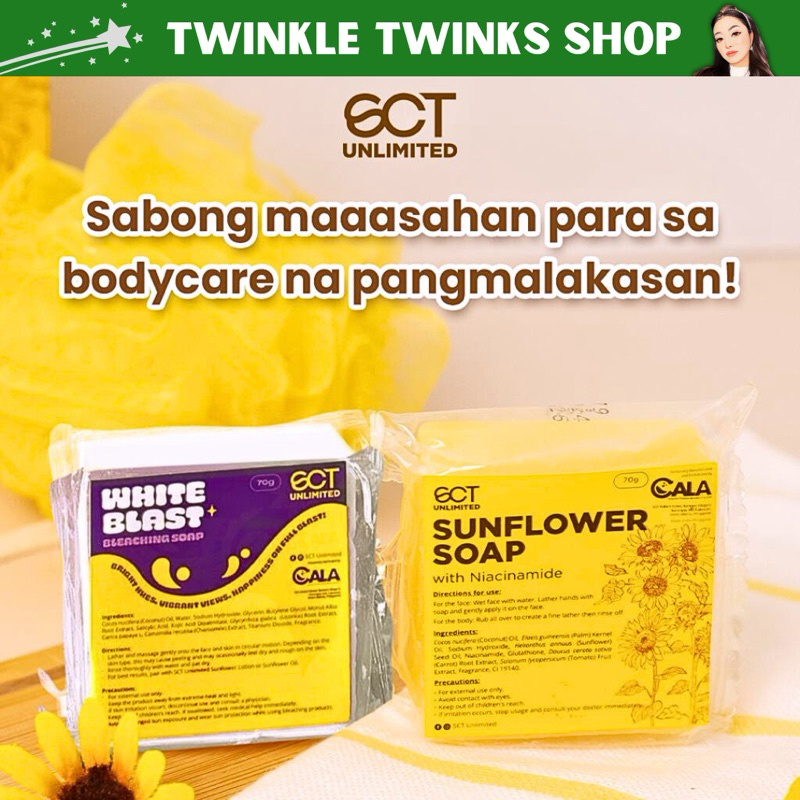 SCT Unlimited White Blast Bleaching Soap Sunflower Soap Niacinamide 70g ...