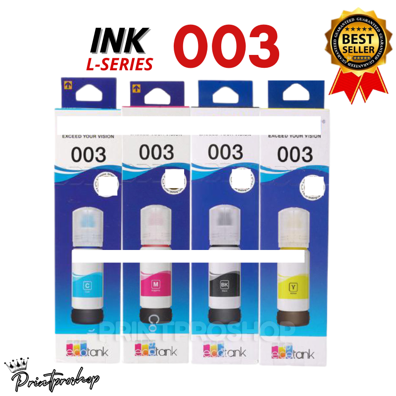 003 Ink Premium for Lseries L1110 L1210 L1250 L3210 L3216 L3110 L3116 ...