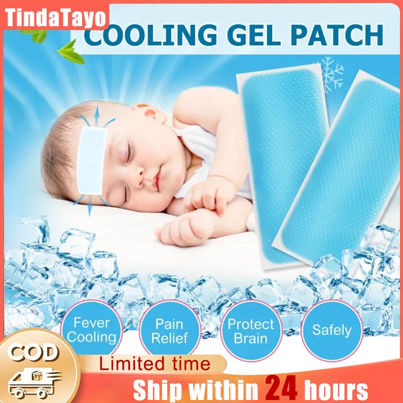 Baby Cool Fever Cooling Patch Sticker Physical Cooling Cold Headache ...