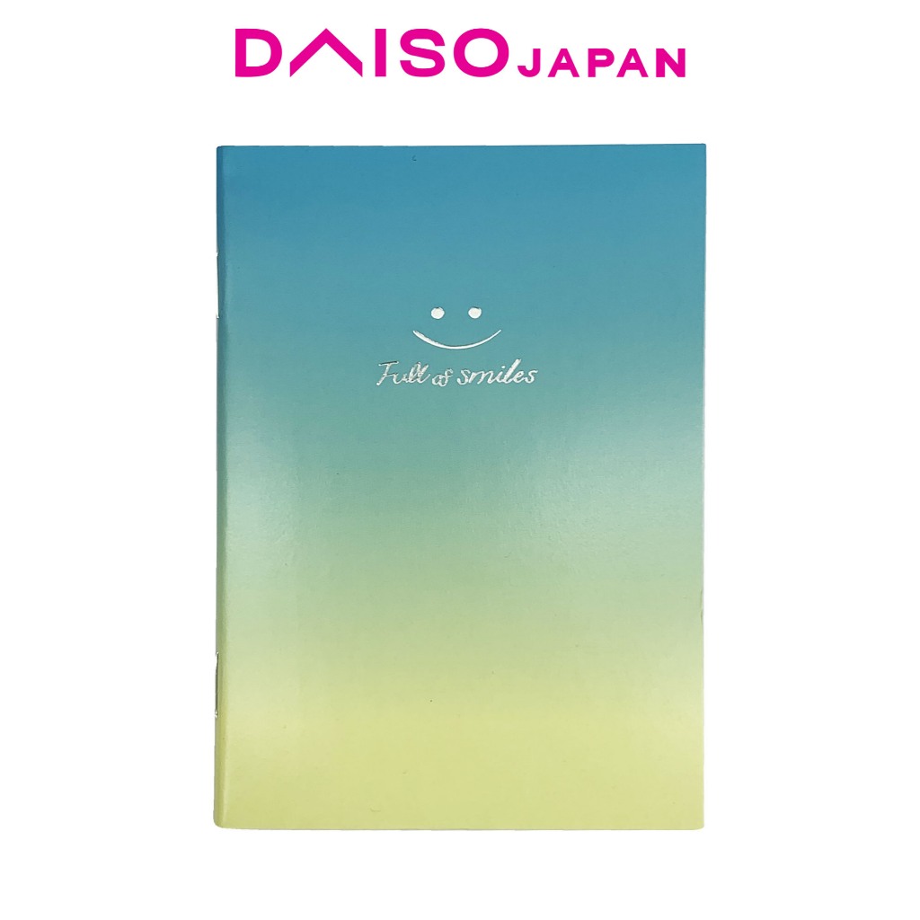 Daiso Green B7 Gradation Notebook (48 pages) | Shopee Philippines