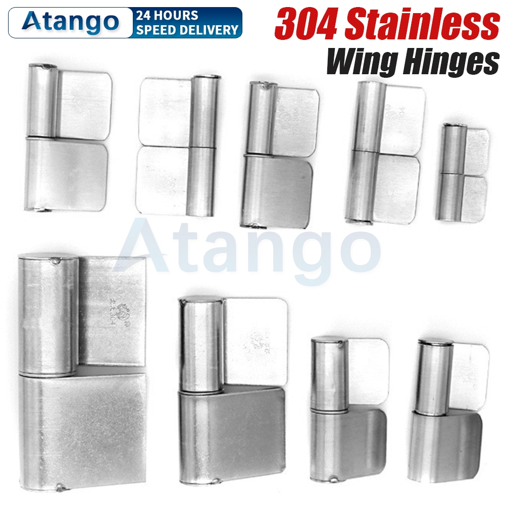 Wing Hinges 304 Stainless Steel Door Hinges Cylindrical Hinge Welding ...