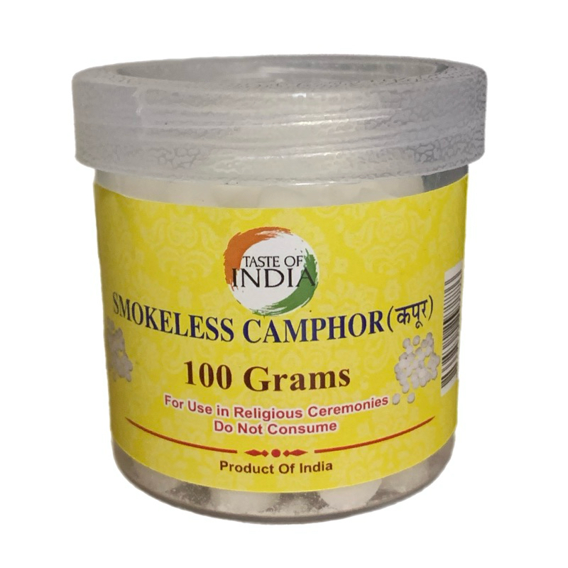 Taste of India Smokeless Camphor - For Cleansing - 100 Grams {Made in ...
