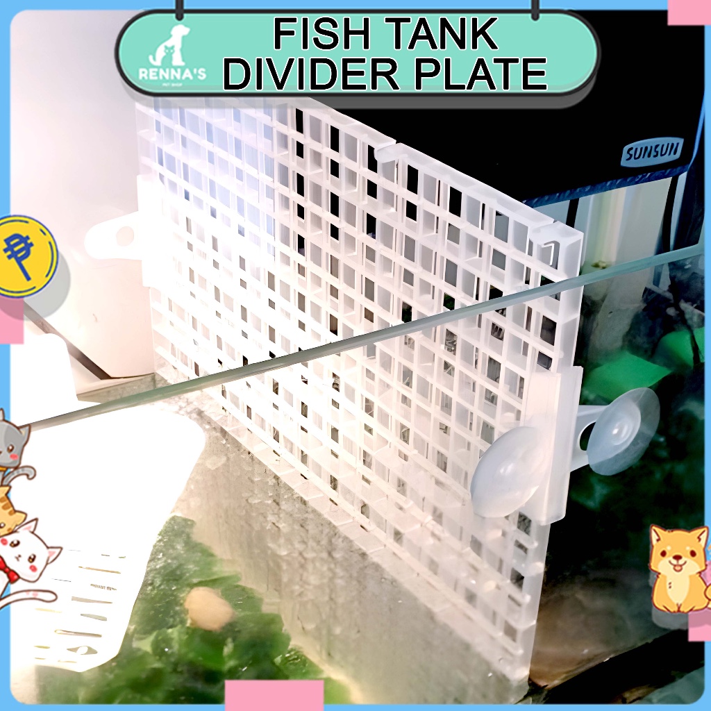 Renna's Fish Tank Divider Plastic Egg Crate for Aquarium Separation ...