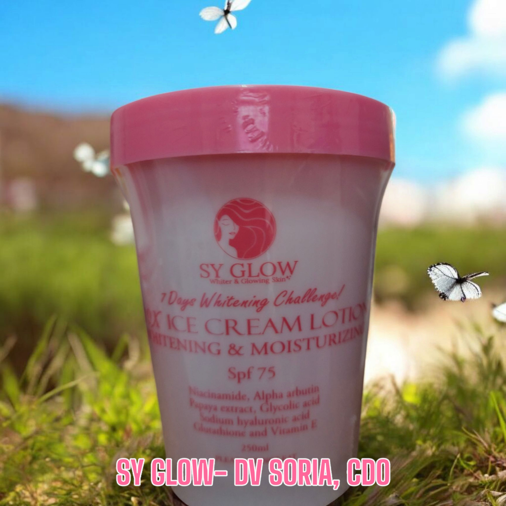 1pc SY GLOW ICE CREAM LOTION 250ML | Shopee Philippines