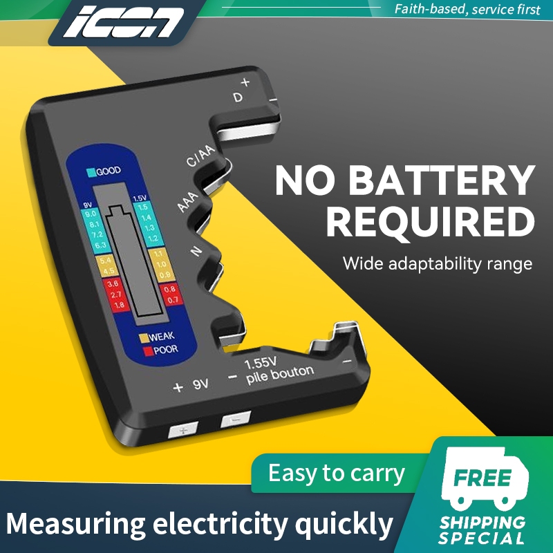 ICON Lithium Battery Capacity Tester Measuring Display Device Suitable ...
