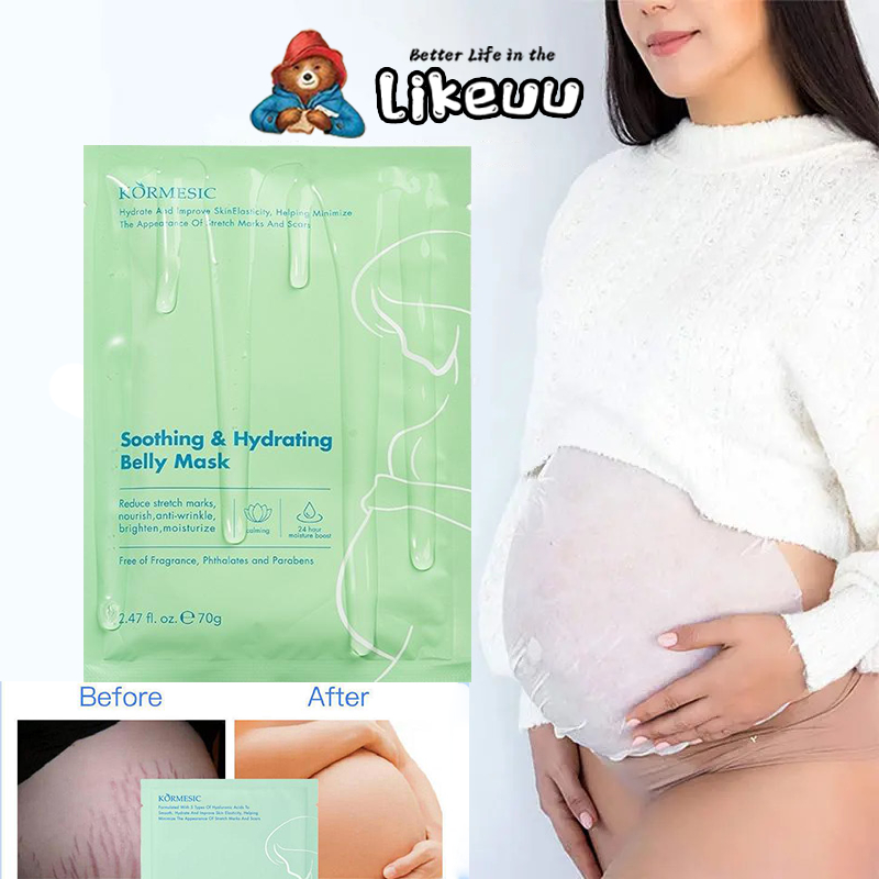 Pregnant Women Anti Stretch Safe Belly Mask Soothing & Hydrating ...