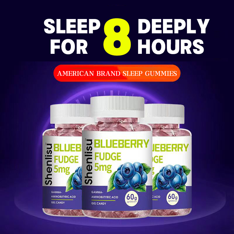 GELDCANDY Blueberry flavor Melatonin gummies Help with sleep 60g ...