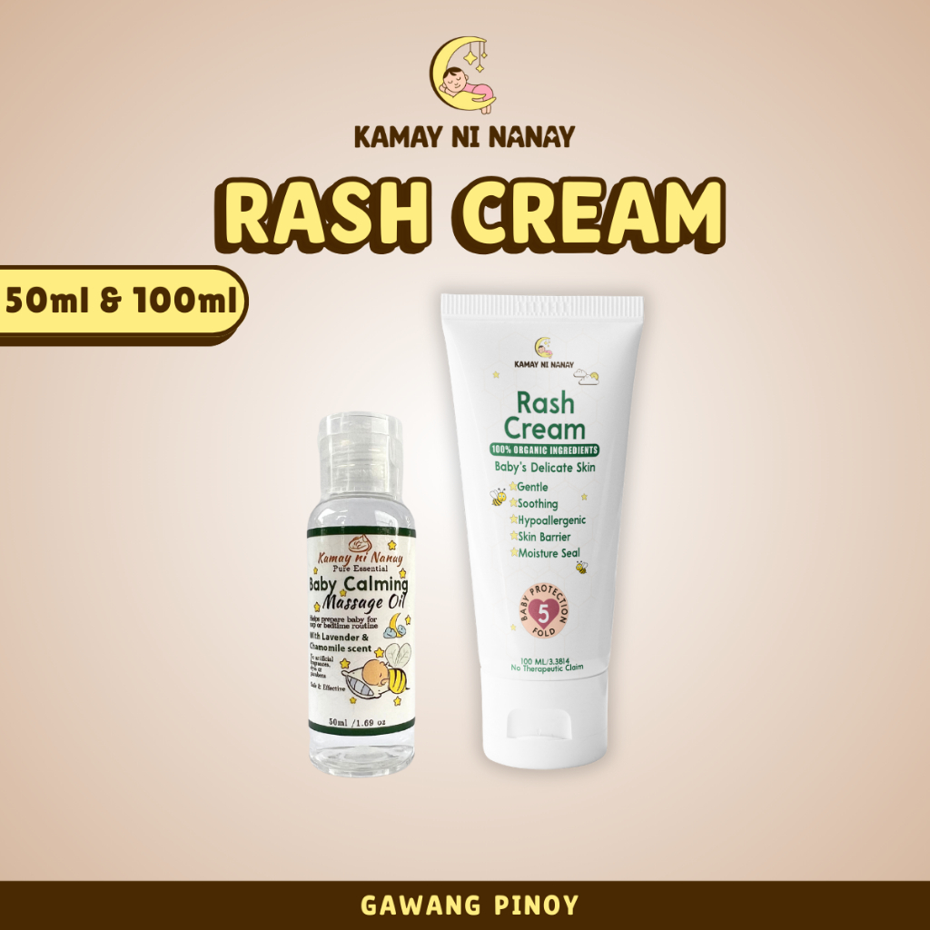 Kamay ni Nanay Calming Oil & Rash Cream for Babies Care & Anti Rashes ...