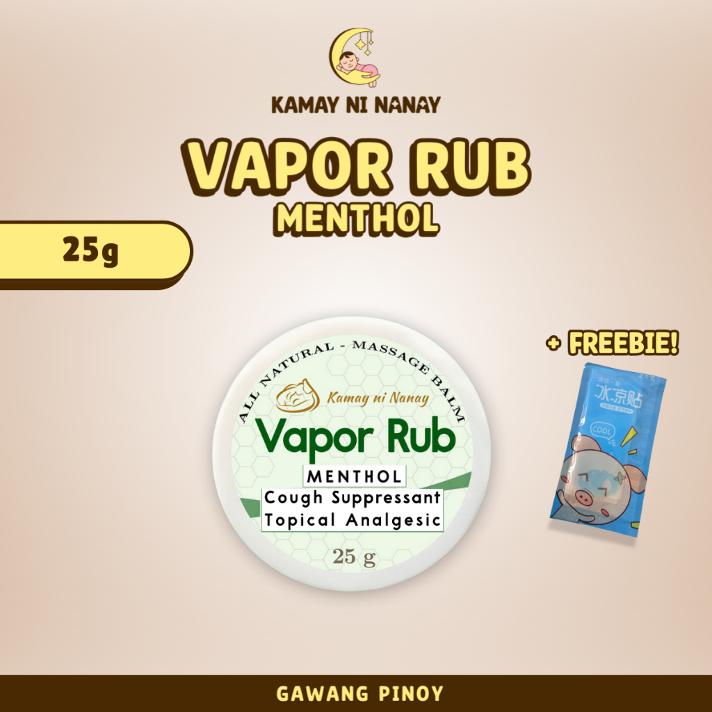 Exclusive Kamay ni Nanay Vapor Rub Menthol for Coughs and Colds ...
