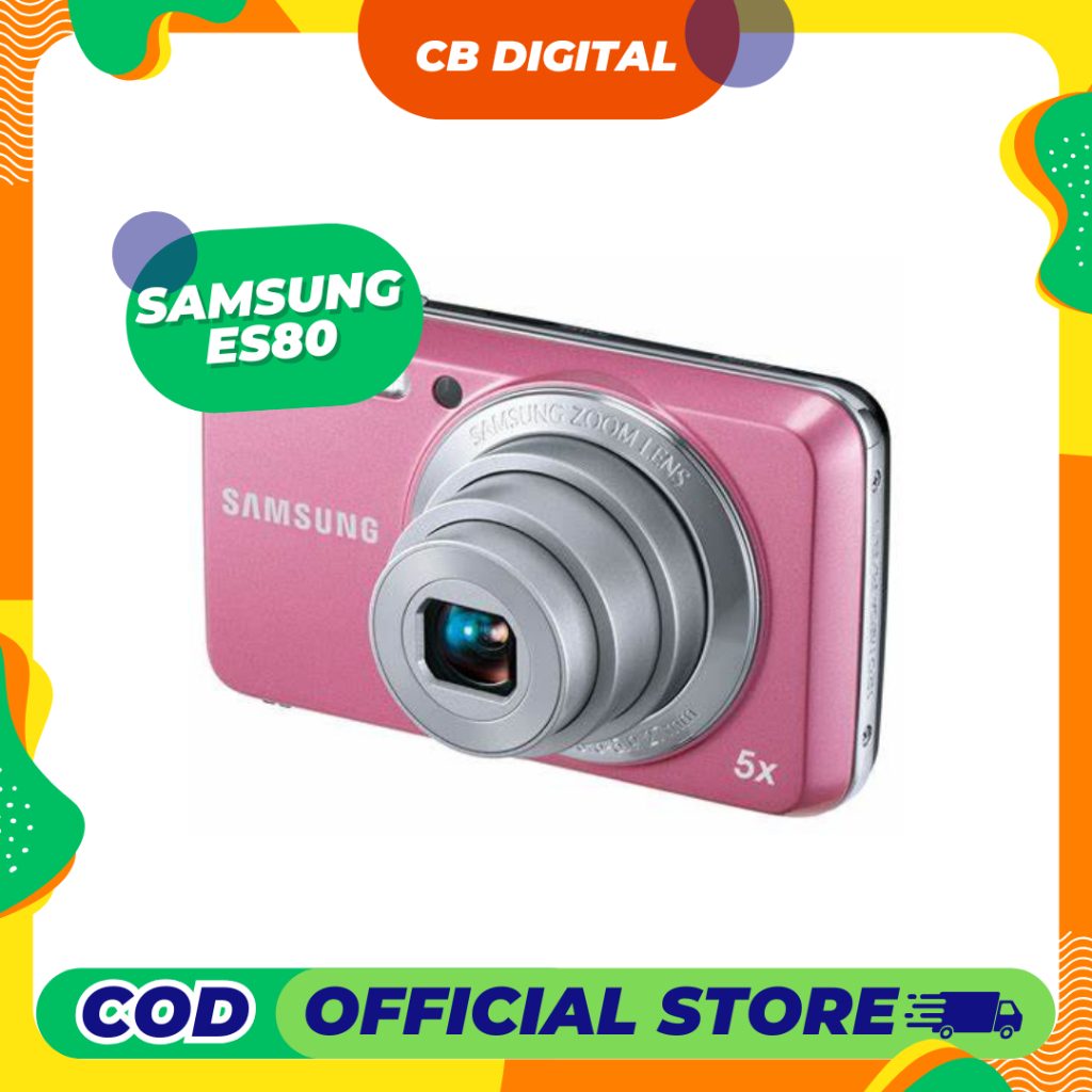 12 MP Pink Samsung ES80 Digital Camera Digicam Preloved Used | Shopee ...