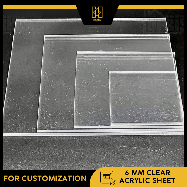 6MM CLEAR ACRYLIC SHEET (CUSTOM SIZE SECTION) | Shopee Philippines
