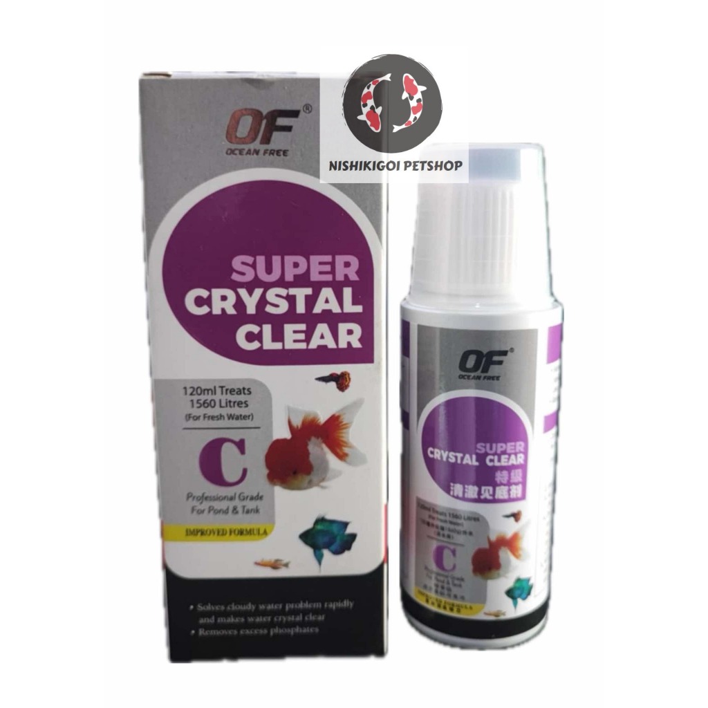 OCEAN FREE Super Crystal Clear 120ml | Shopee Philippines