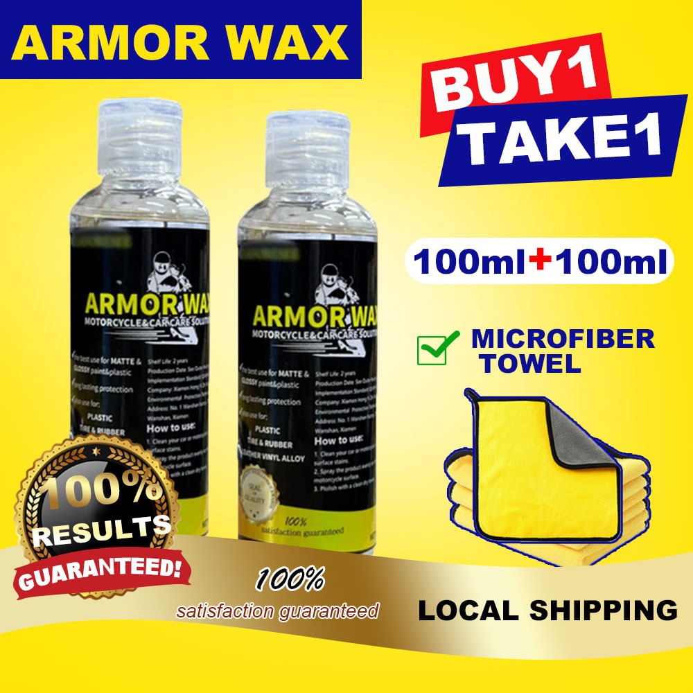 Motorcycle Armor Wax Buy 1 TAKE 1【100ml】 Motorcycle GOOD FOR MATTE ...