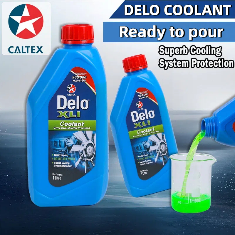 Caltex Delo 1L XLI Coolant Ready To Use For Car Pre-mixed System ...