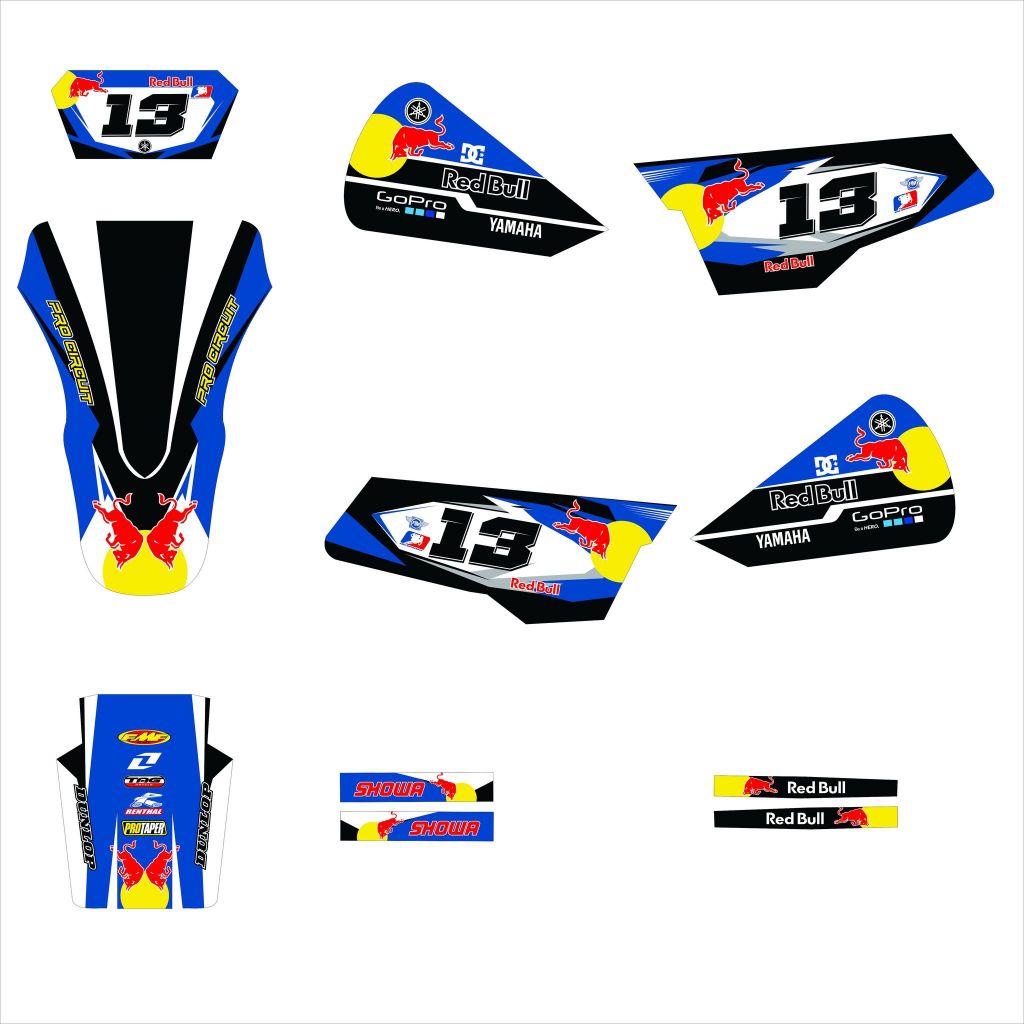 Yamaha DT 125 Graphics Kit Sticker Decal | Shopee Philippines