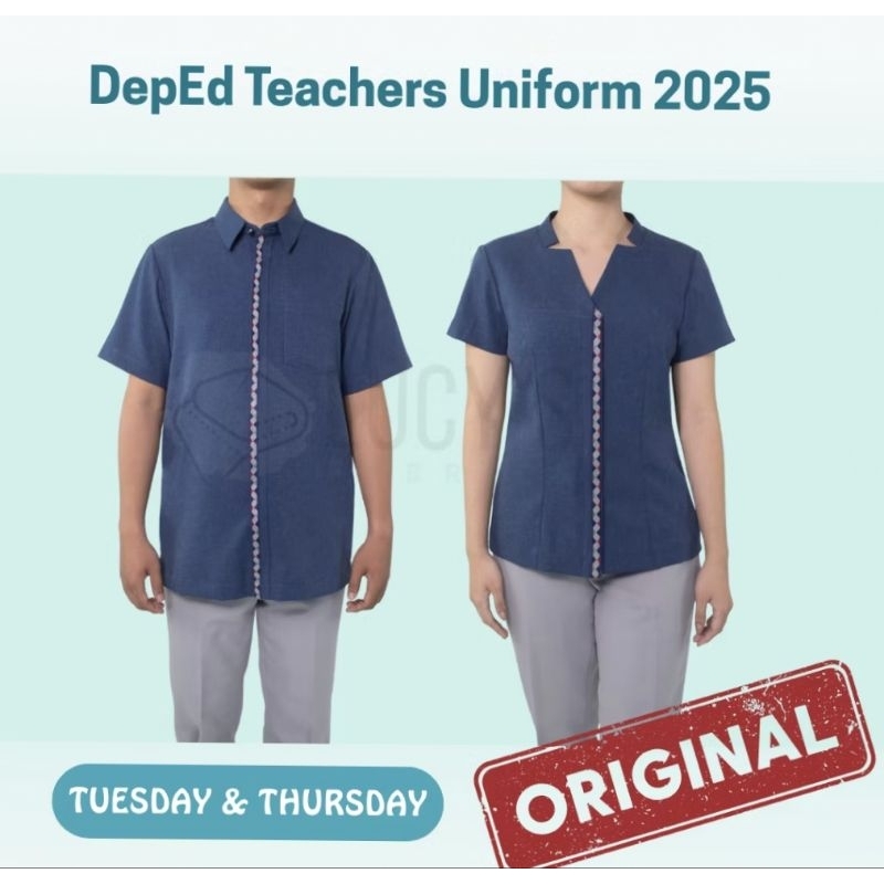 DepEd 2025-2026 uniform for teachers (female) TELA FABRIC ONLY | Shopee ...