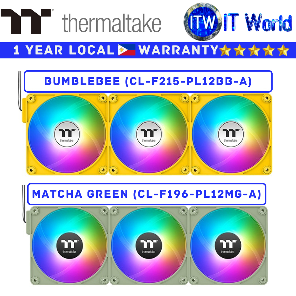 Itw | Thermaltake Computer PC Fan CT120 EX ARGB Sync Cooling Triple Fan ...