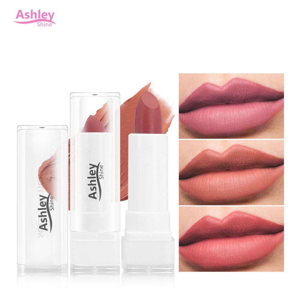 Ashley Shine Matte Lipstick 12H Lock Color Silky Liptint Waterproof ...