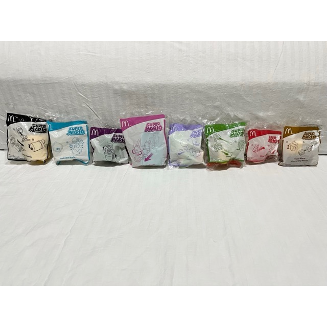 2017 McDo Happy Meal Super Mario Complete Set (Sealed) | Shopee Philippines