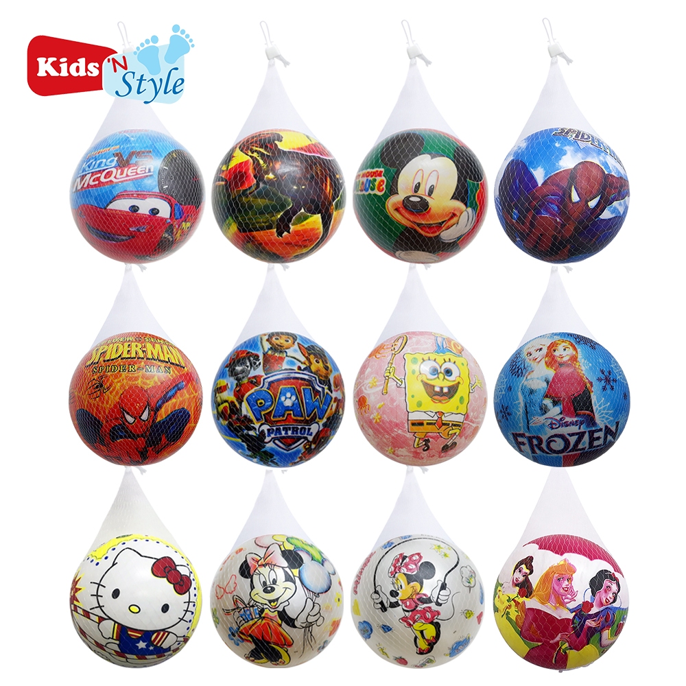 Cartoon Character PVC Inflatable Rubber Bouncing Balls For Kids ...