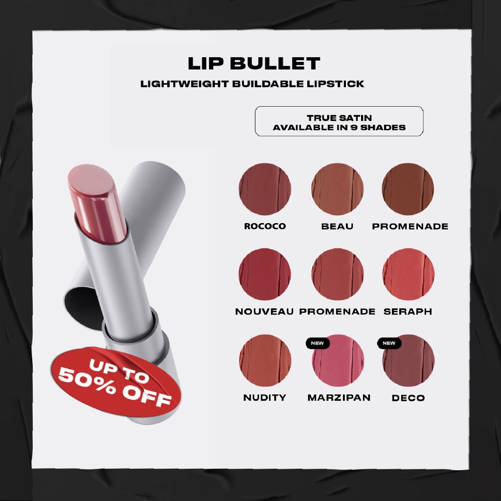 Rabty Lip Bullet True Velvet Matte Lipstick Smooth Creamy Formula|Ultra ...