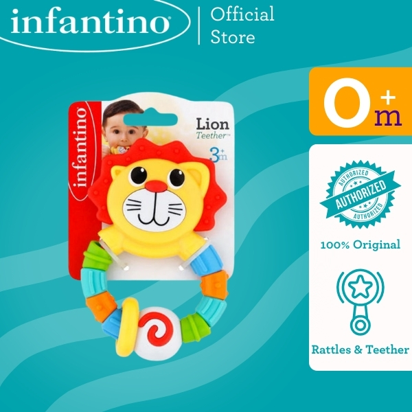 INFANTINO Lion Teether™ (BPA-Free) | | 3 months+ | Shopee Philippines