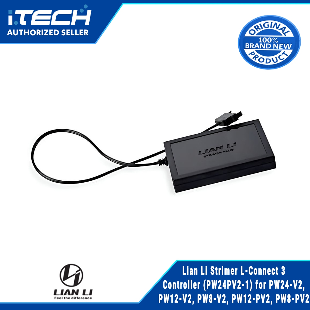 Lian Li Strimer L-Connect 3 Controller (PW24PV2-1) for PW24-V2, PW12-V2 ...