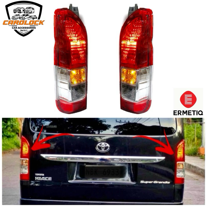 Toyota Hiace Commuter Decontent 2005 - 2025 Tail Light Upgrade GL ...