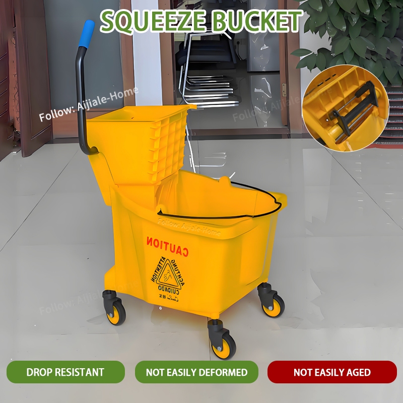 Mop Squeezer Cleaning Company water truck squeeze bucket washing Heavy ...