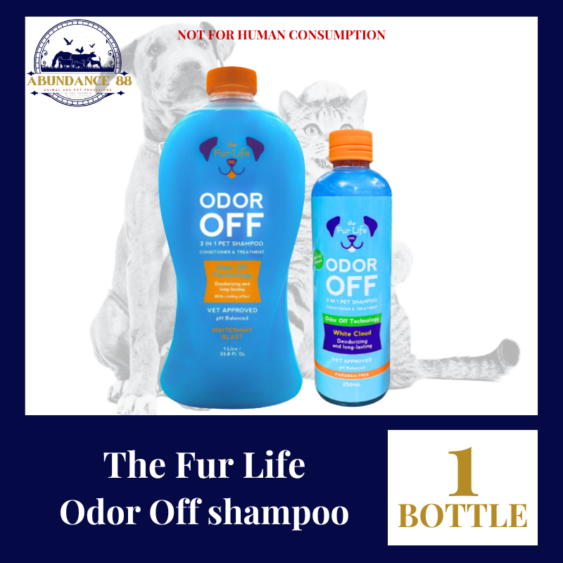 THE FUR LIFE CO. - ODOR OFF - 3 IN 1 PET SHAMPOO, CONDITIONER ...