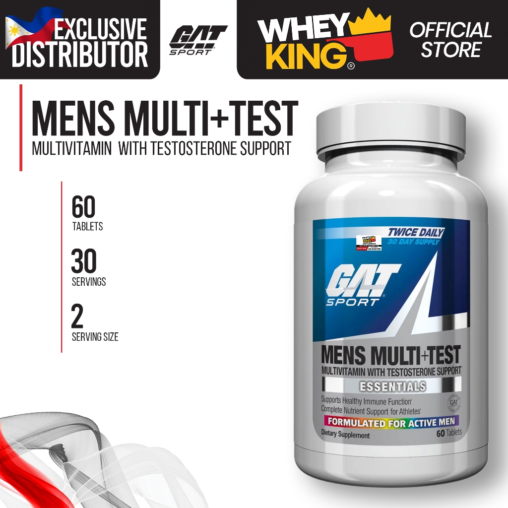 GAT Sport Mens Multi+Test Vitamin | Shopee Philippines