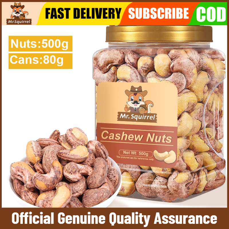 Mr. Squirrel Snack 500g Premium Cashew Nuts Roasted Kasoy Nuts Roasted ...