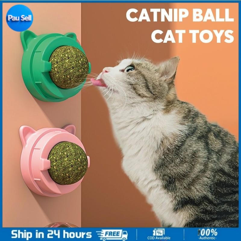 Clean teeth, cat toy, cat bite ball, rotating cat grass ball, digesting ...