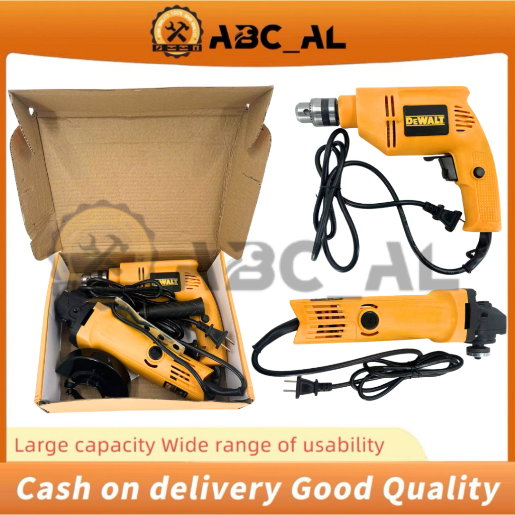 dewalt 2in1 drill and angel grinder (yellow box) | Shopee Philippines