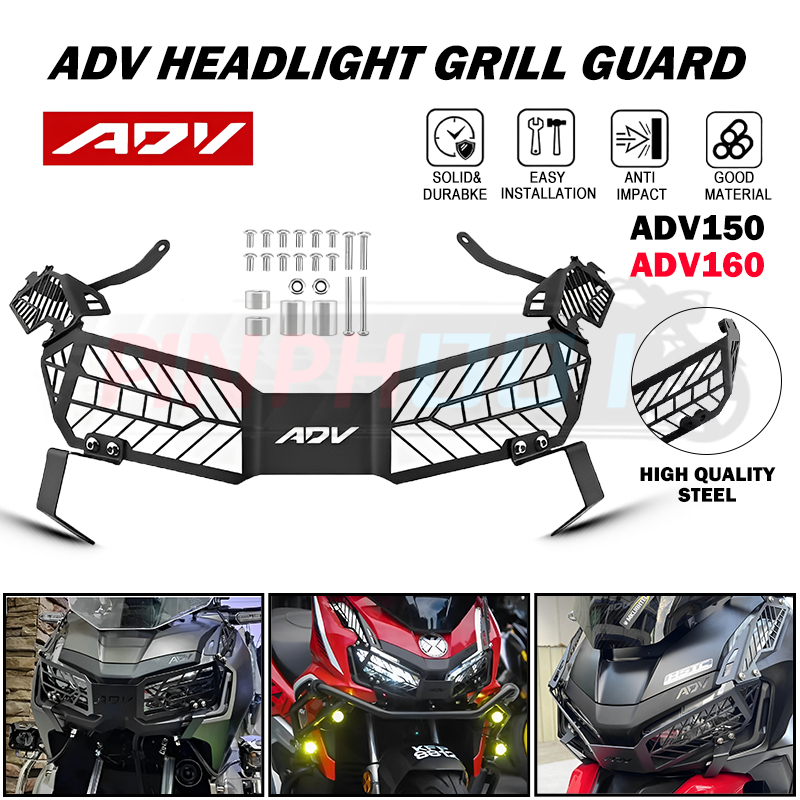 ADV 150 ADV 160 Front Headlight Grille Guard Cover Front Headlamp ...