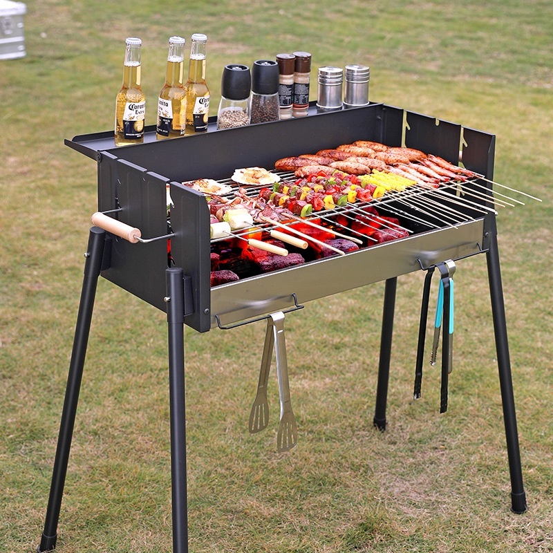 High-Quality BBQ Griller Outdoor 4-6 People Camping Charcoal Barbecue ...