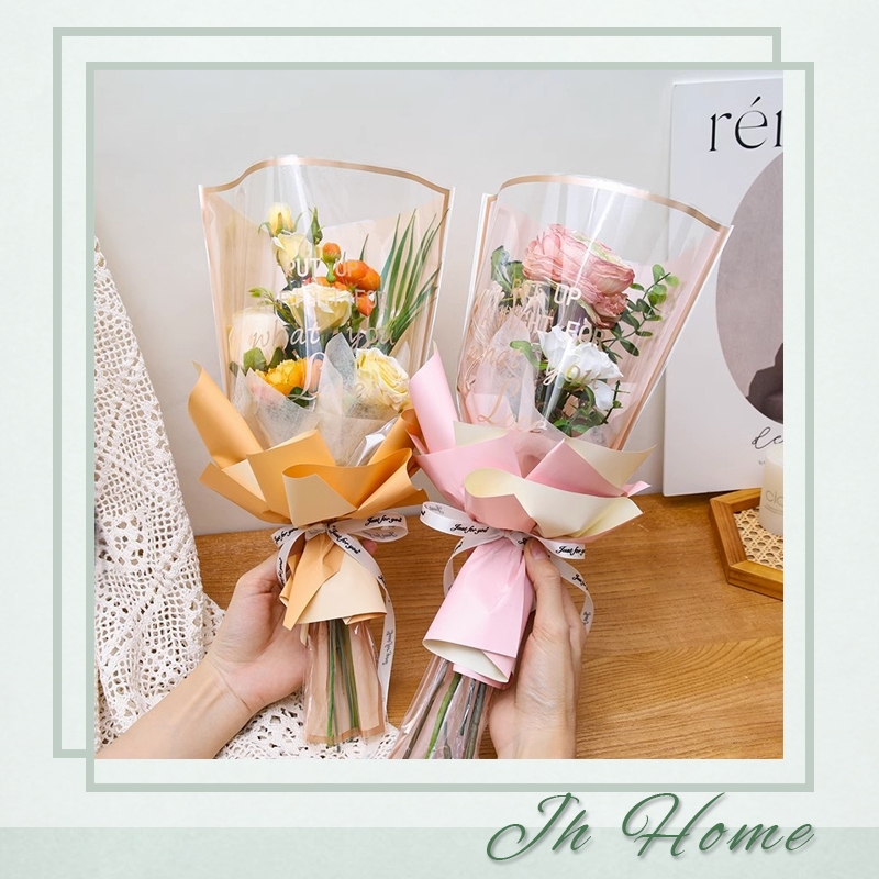10pcs Multiple flower packaging bags rose single set bag bouquet flower ...