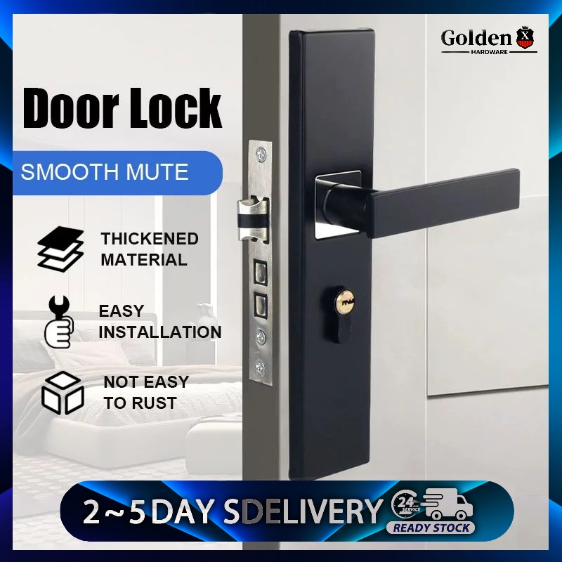 Door knob stainless steel locks european style door lock black antique ...