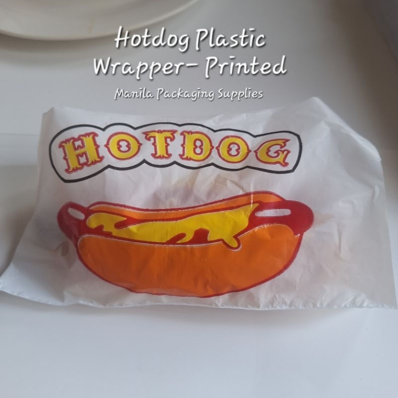 (1,000 pcs) Hotdog Plastic Wrapper , take out plastic wrapper | Shopee ...