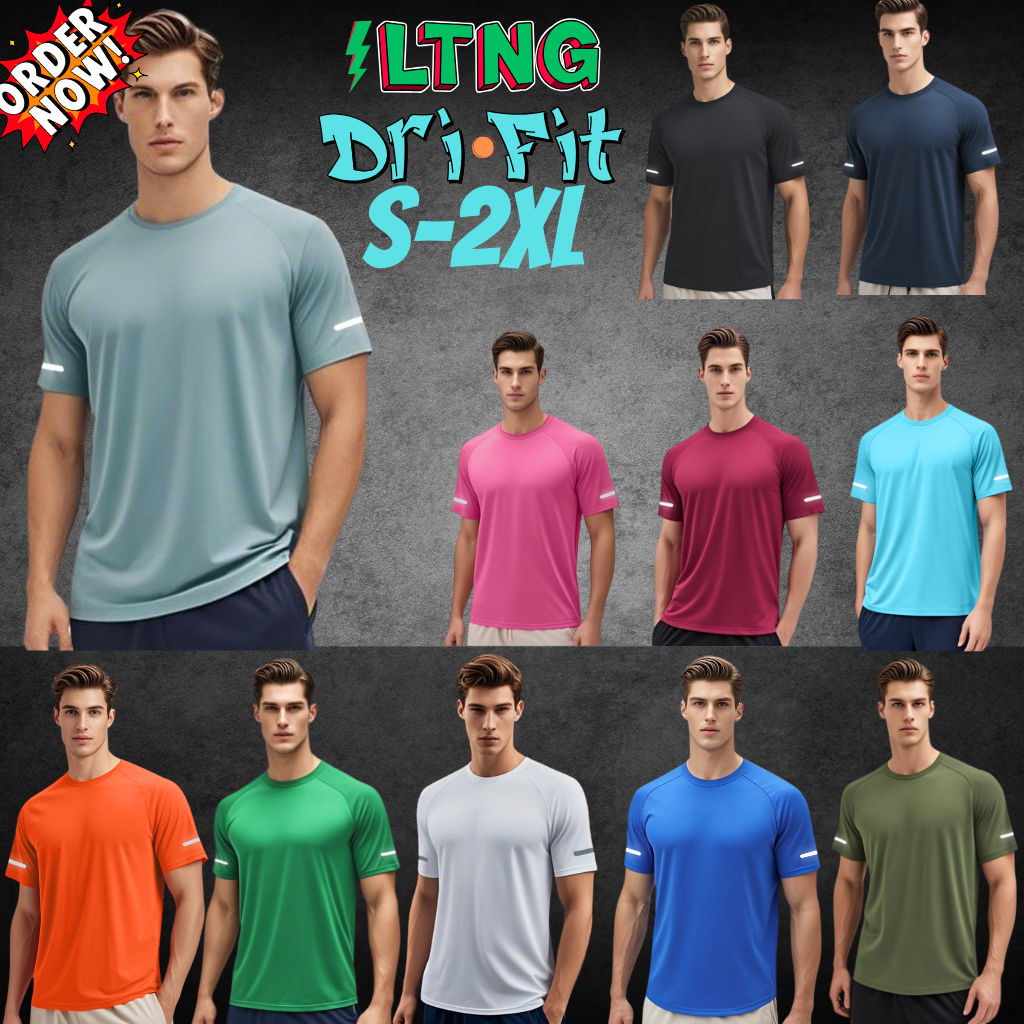 Dry Fit Tshirt Gray Tshirt Sports Wear for Men Gym Clothes Men ...