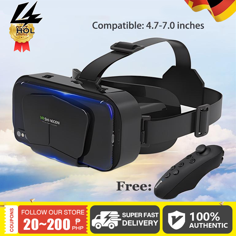 VR Shinecon Headbrand Head Mount 3D Virtual Reality Glasses for 4.7-7.0 ...