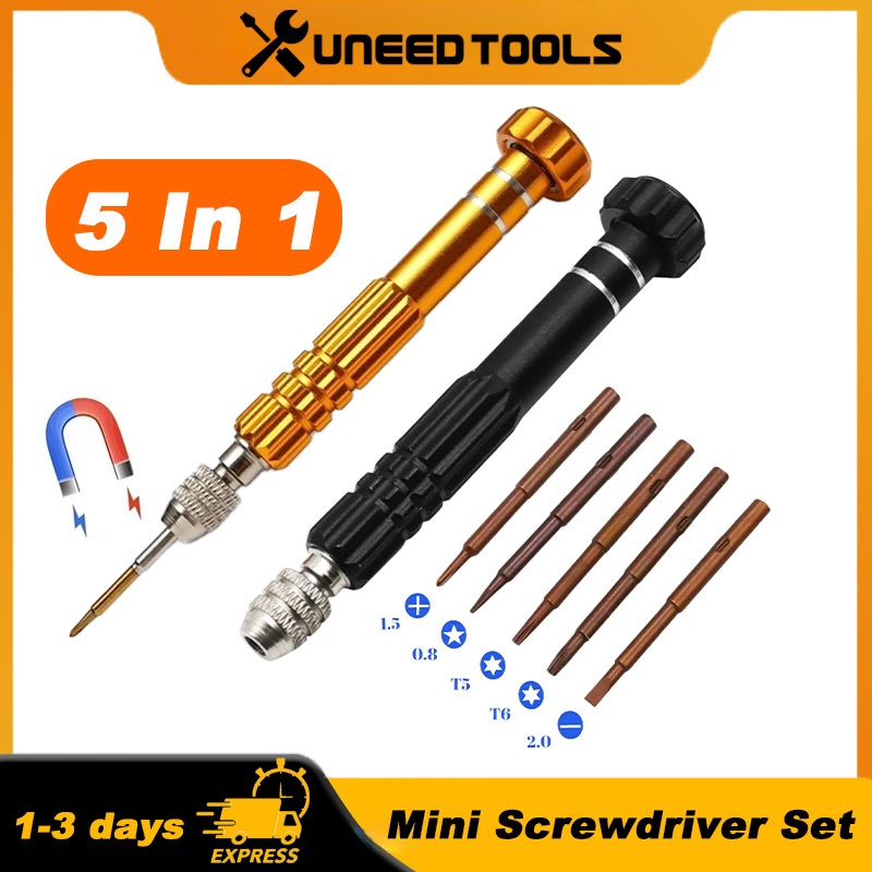 5 in 1 Alloy Magnetic Screwdriver Set Cell Phones Eletronic Devices ...
